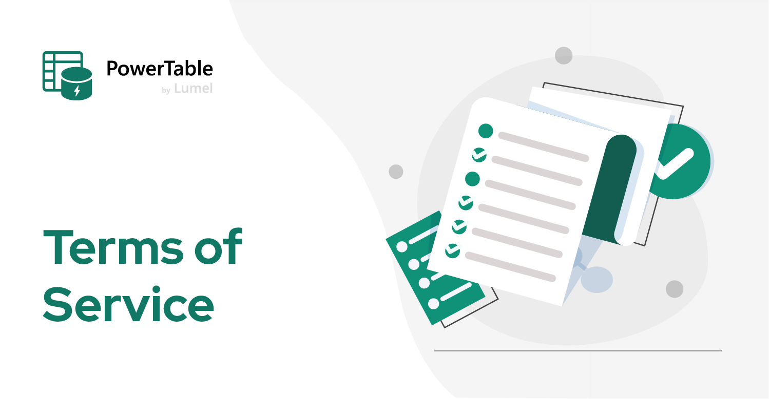 PowerTable Terms of Service | Usage & Policies